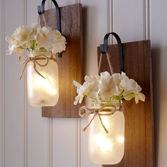 Accents | Hanging Hydrangeas Sconce Set | Poshmark